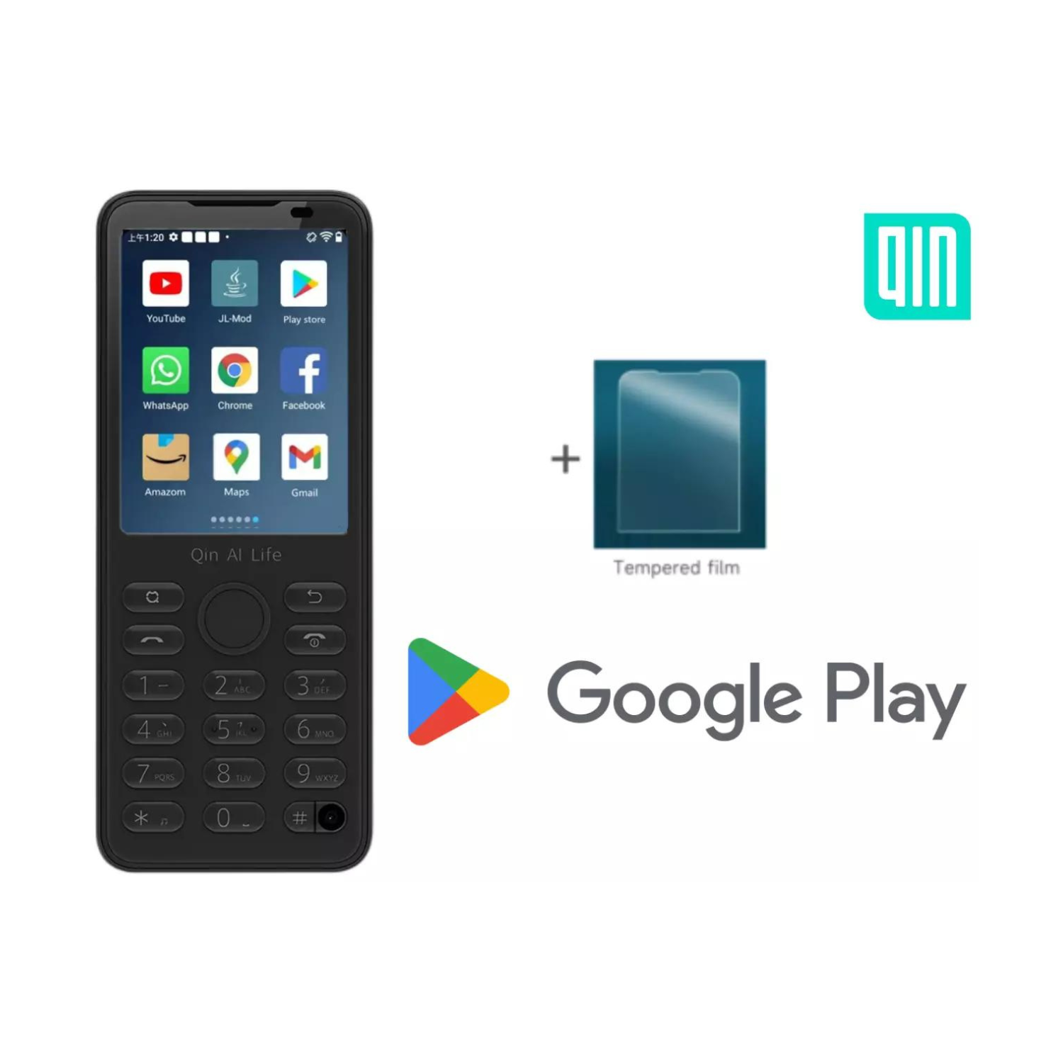 Qin F21 Pro 4G Touchscreen With Buttons Phone 32GB - NEW – Tech Wizz